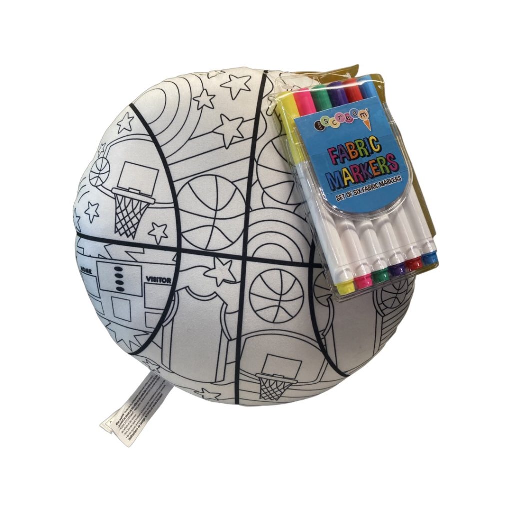 Basketball Color Me Plush - Busy Beez Toy Box