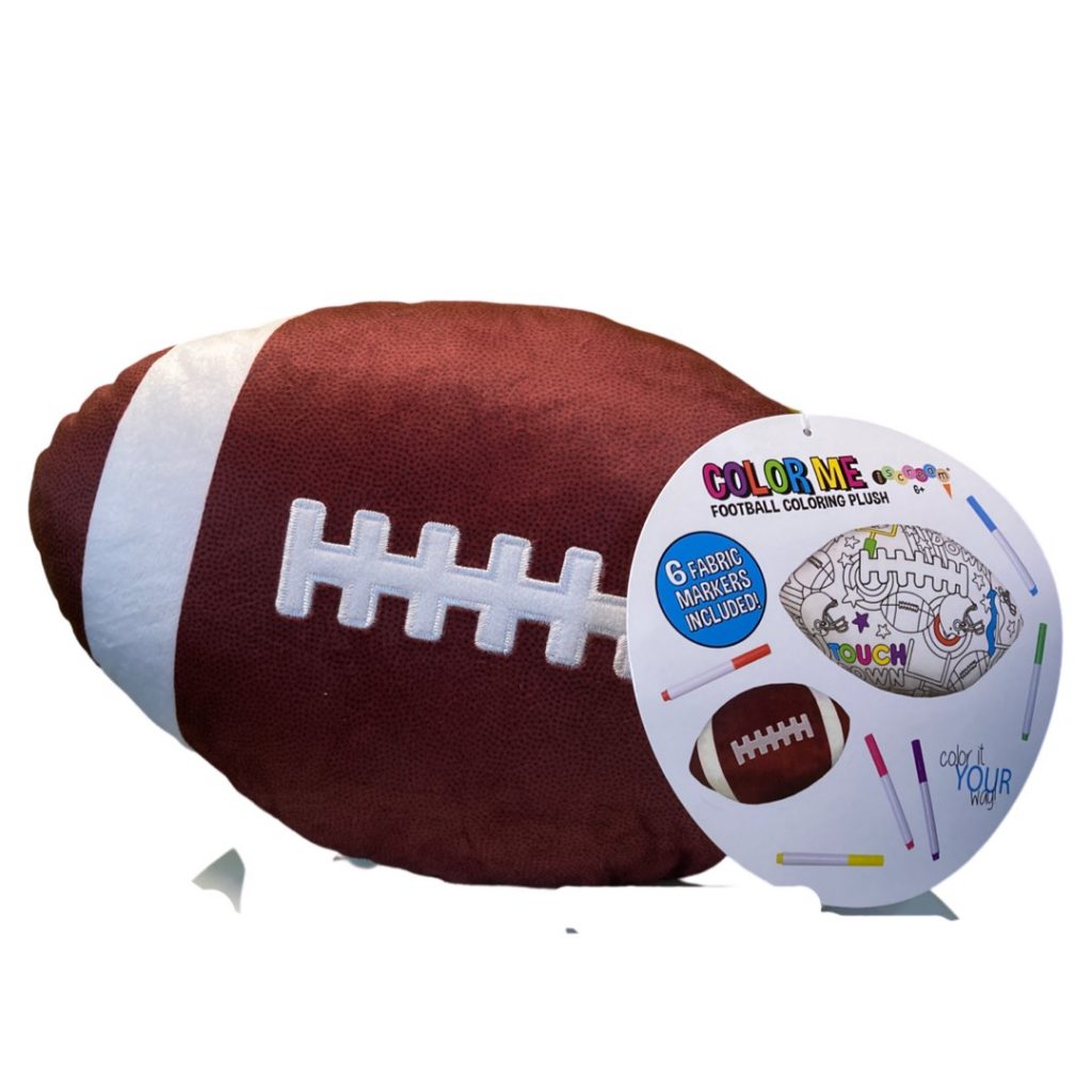 Football Color Me Plush - Busy Beez Toy Box