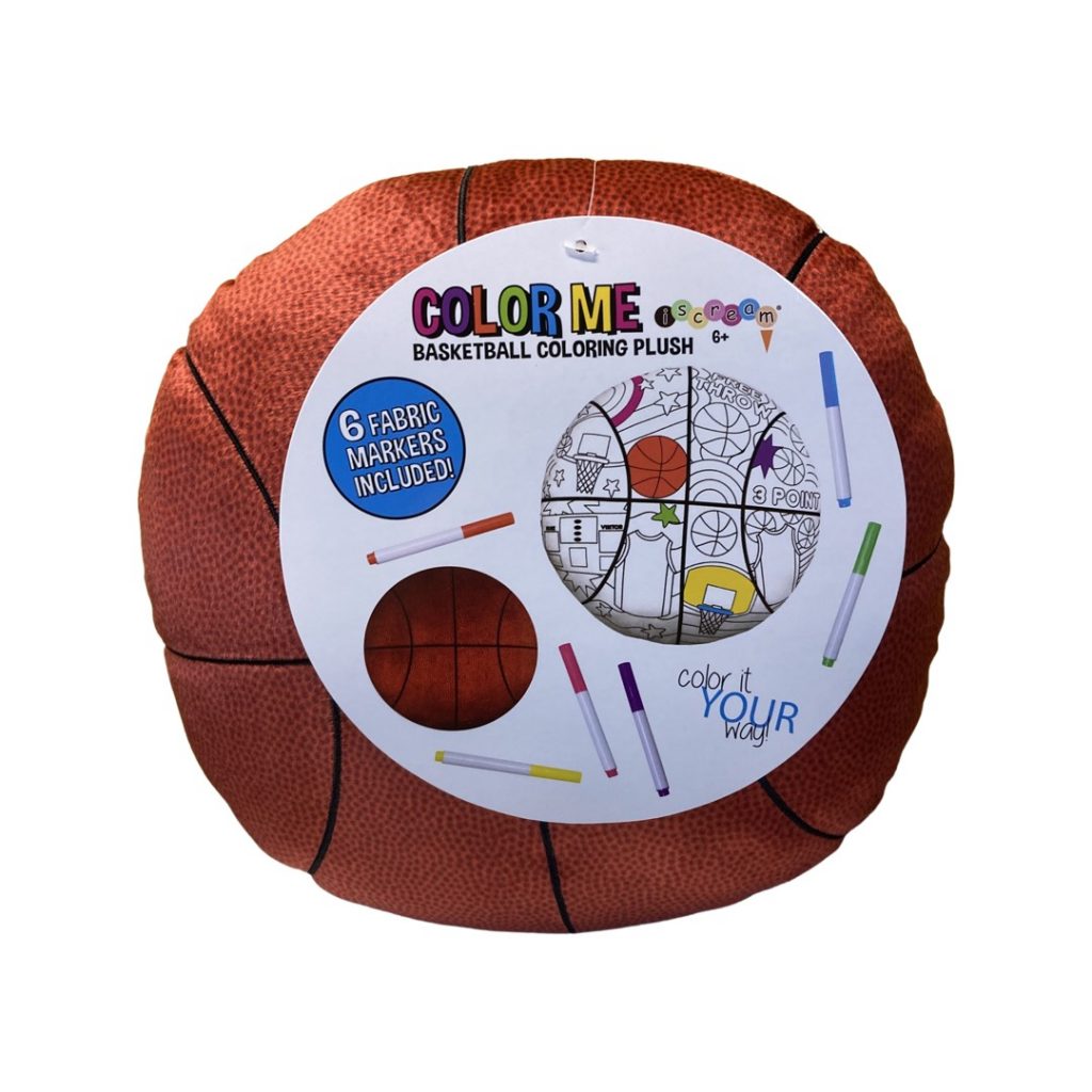 Basketball Color Me Plush - Busy Beez Toy Box