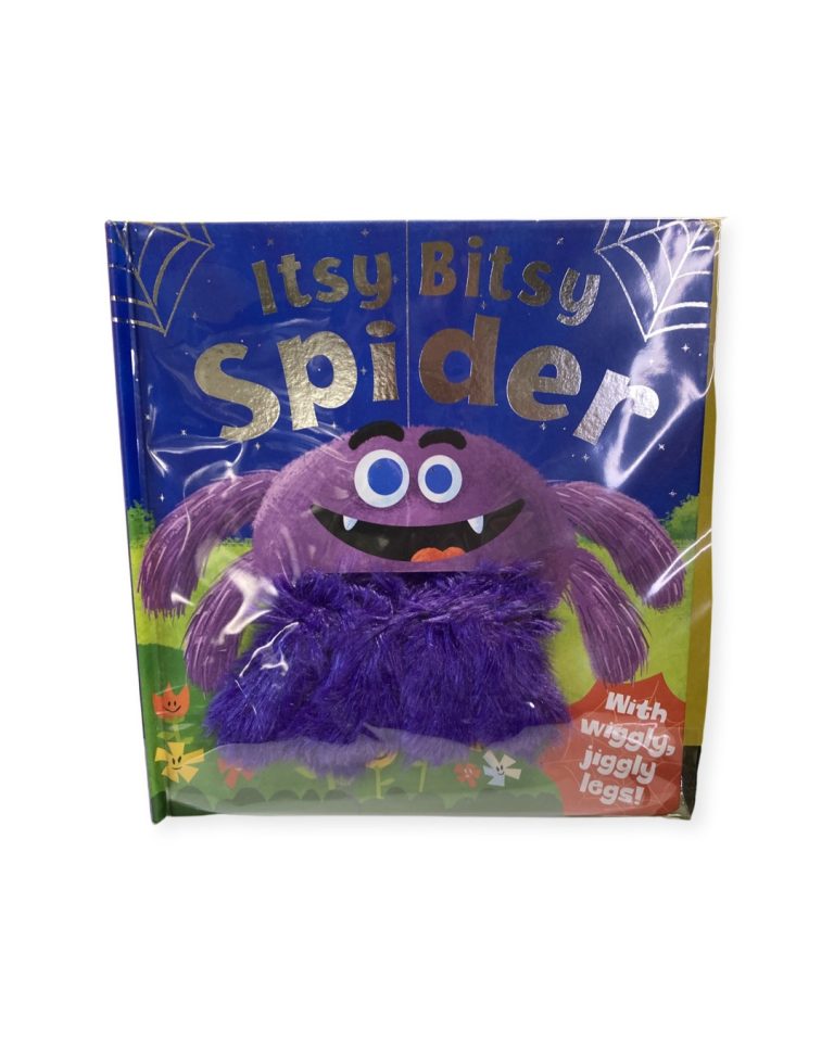 10″ Wiggly Finger Board Book – Its Bitsy Spider - Busy Beez Toy Box