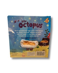 10″ Wiggly Finger Board Book – Ollie Octopus - Busy Beez Toy Box