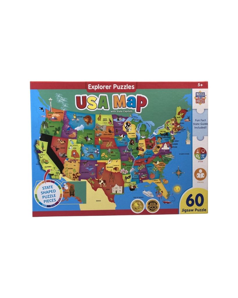 USA Map Puzzle - Busy Beez Toy Box