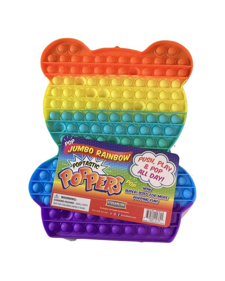 Jumbo Teddy Bear Popper - Busy Beez Toy Box