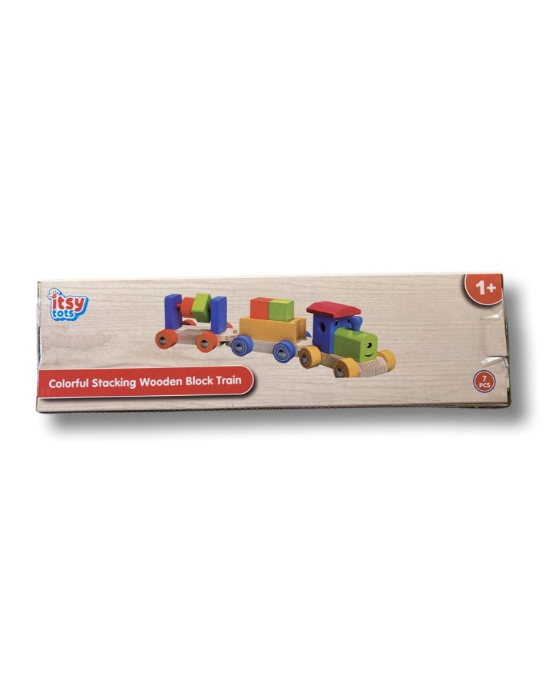 Itsy Tots Stacking Wooden Train - Busy Beez Toy Box