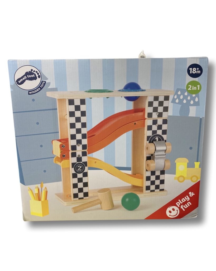 Rally Hammering Marble Run - Busy Beez Toy Box