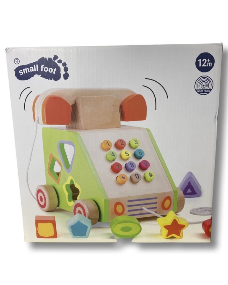 Telephone Pull Along and Motor Skills Trainer - Busy Beez Toy Box